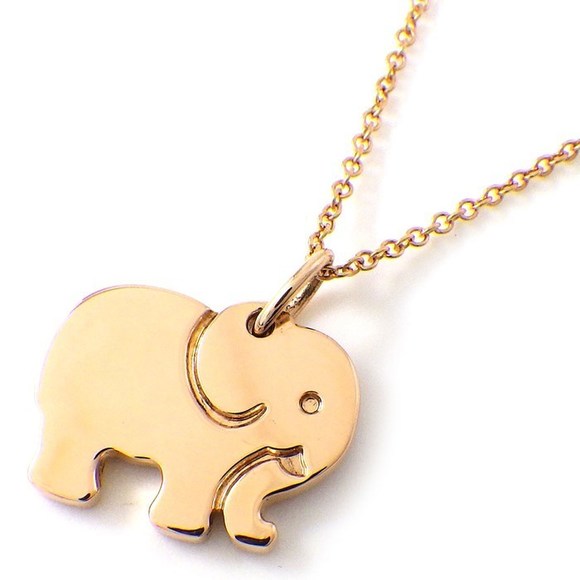 Tiffany & Co. | Jewelry | Tiffany Never Forgets Elephant Motif Necklace ...